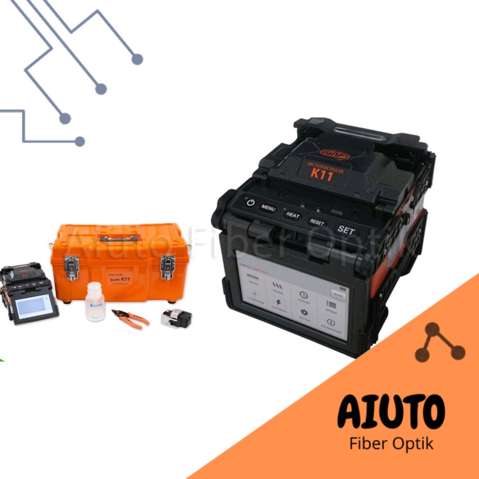 Jual fusion splicer swift - K11 alat sambung kabel fiber optik | Shopee ...