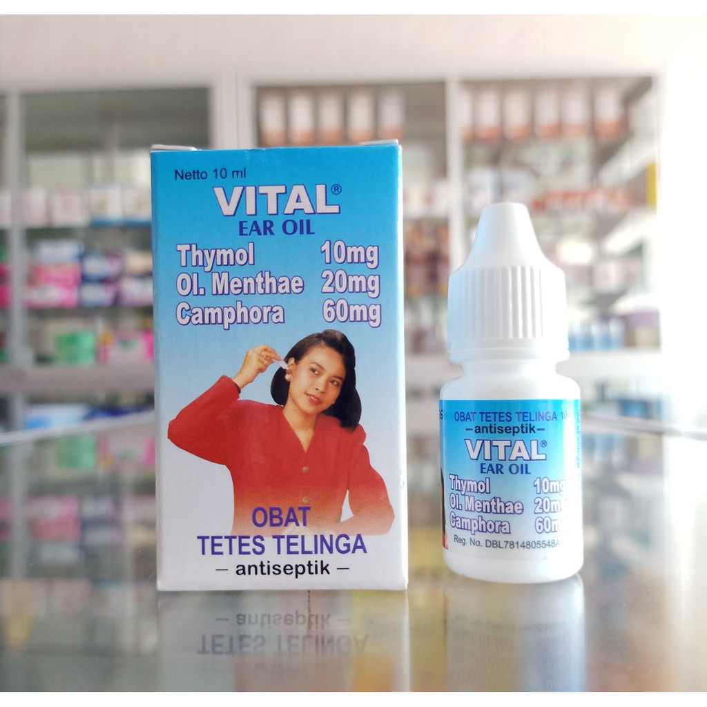Jual Vital Ear Oil 10ml - Obat Tetes Antiseptik Pembersih Telinga Gatal ...