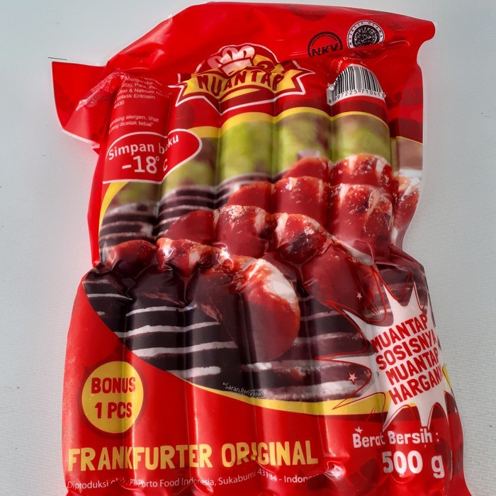 Jual MUANTAP Frankfurter Original Sosis Sapi Mini 500gr | Shopee Indonesia