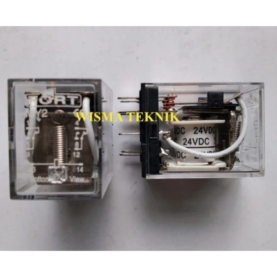 Jual RELAY 8 PIN MY2 FORT 24 VDC | Shopee Indonesia