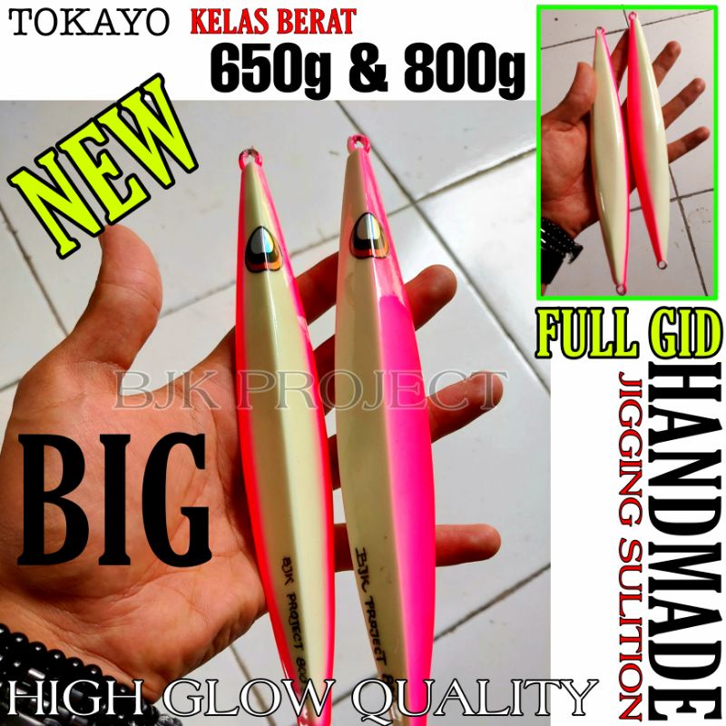 Jual METAL JIG SITENKIBA III/TOKAYO 650,800g FULL GID BJK | Shopee ...