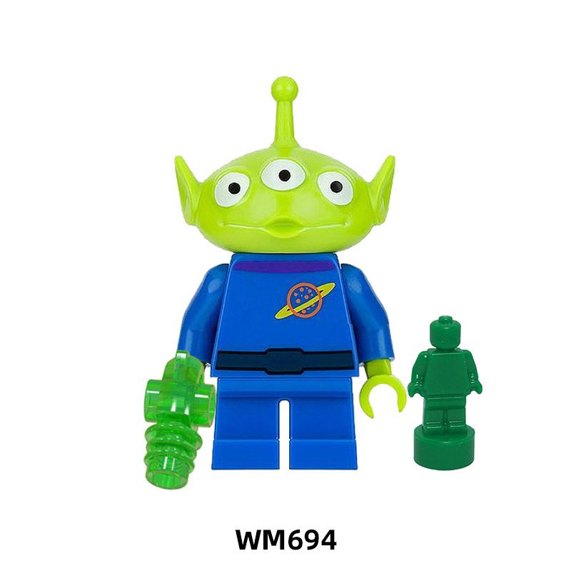 Jual mainan minifigure alien wm694 toy story buzz lightyear lego ...