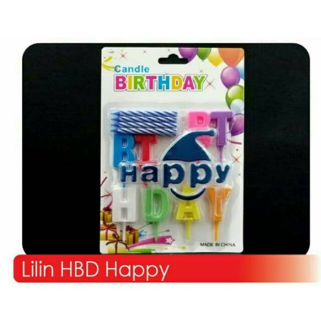 Jual Lili pappermint HBD Biru smile happy | Shopee Indonesia