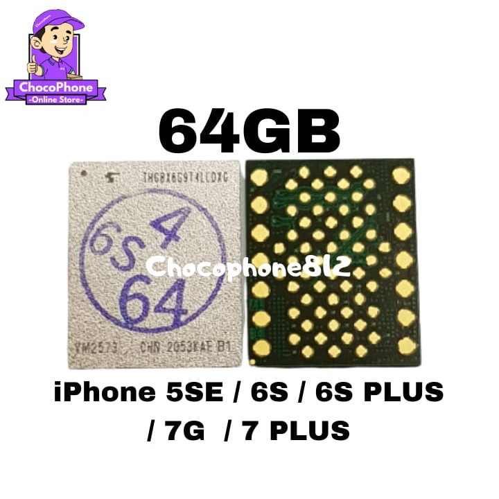 Jual Ic Nand Flash Pcie iphoone 5SE 6S 6SPlus 7G 7 Plus 64GB Original ...