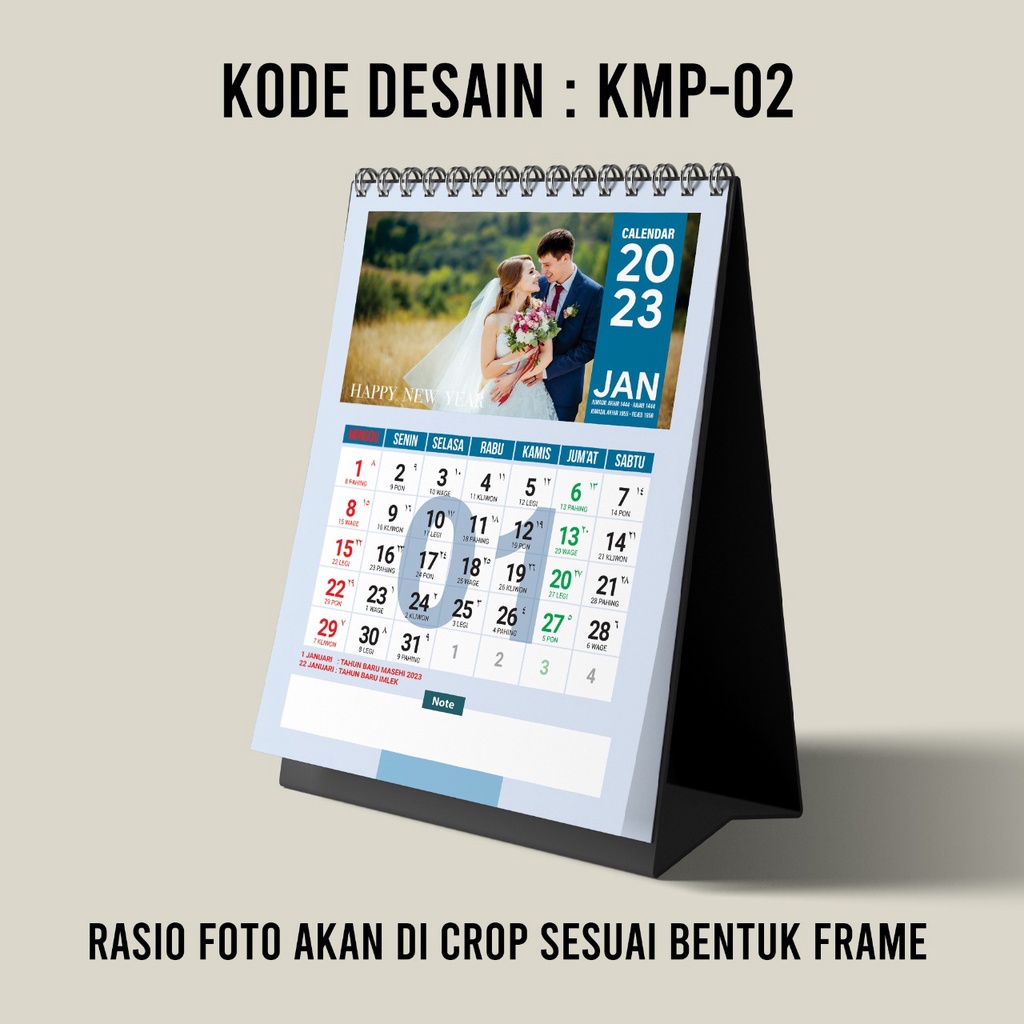 Jual Kalender Duduk Kalender Meja Custom Foto Sendiri Hardcover Jilid ...