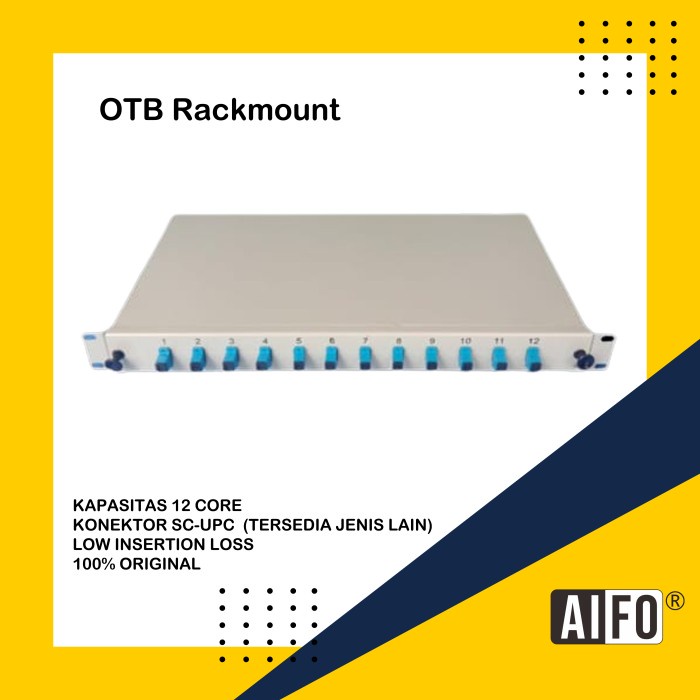 Jual OTB rackmount 12 core AIFO Original Berkualitas Loss Rendah ...