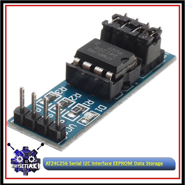 Jual AT24C256 Serial I2C Interface EEPROM Data Storage Module For Arduino | Shopee Indonesia