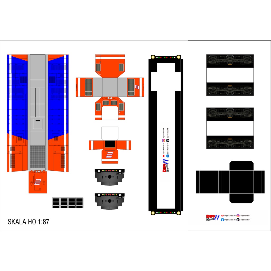 Jual Aneka Stiker Pola Kereta Api Lokomotif CC 201 | Shopee Indonesia