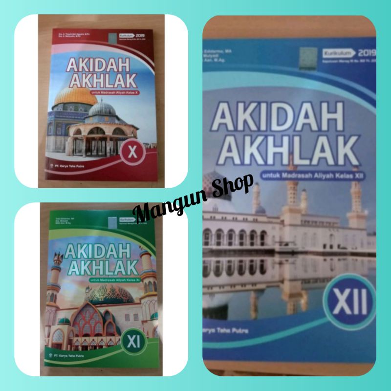 Jual Buku Akidah Akhlak Kelas 10, XI, XII MA 2019 ( Toha Putra) | Shopee Indonesia