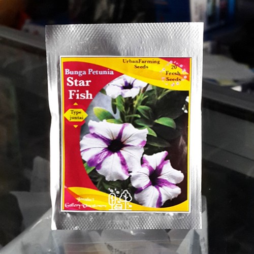 Jual Benih Petunia Star Fish Juntai 20 Biji – Kemasan Foil | Shopee ...