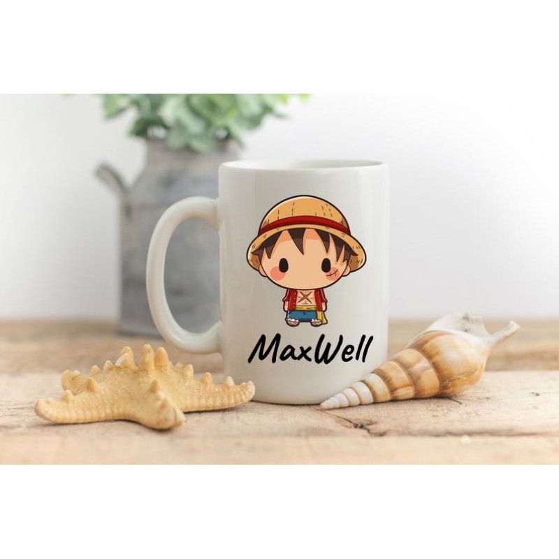 Jual Mug Custom Lucu ANIMASI CHIBI ONE PIECE | Shopee Indonesia