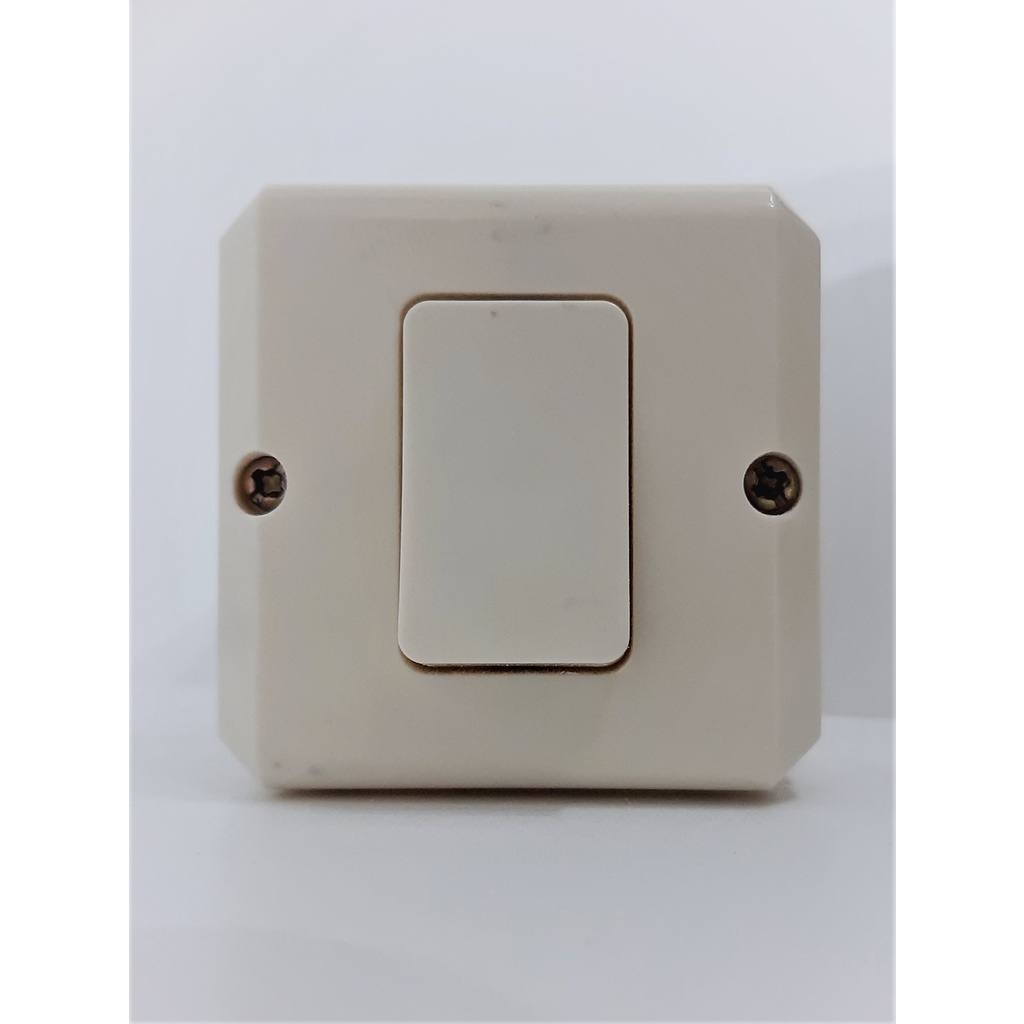 Jual Saklar Engkel OB Meiko / Saklar Tunggal MEIKO Outbow Warna Cream ...