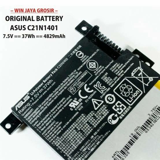 Jual KOMPUTER & LAPTOP KOMPONEN LAPTOP BATERAI BATRE ORIGINAL ASUS X454 ...