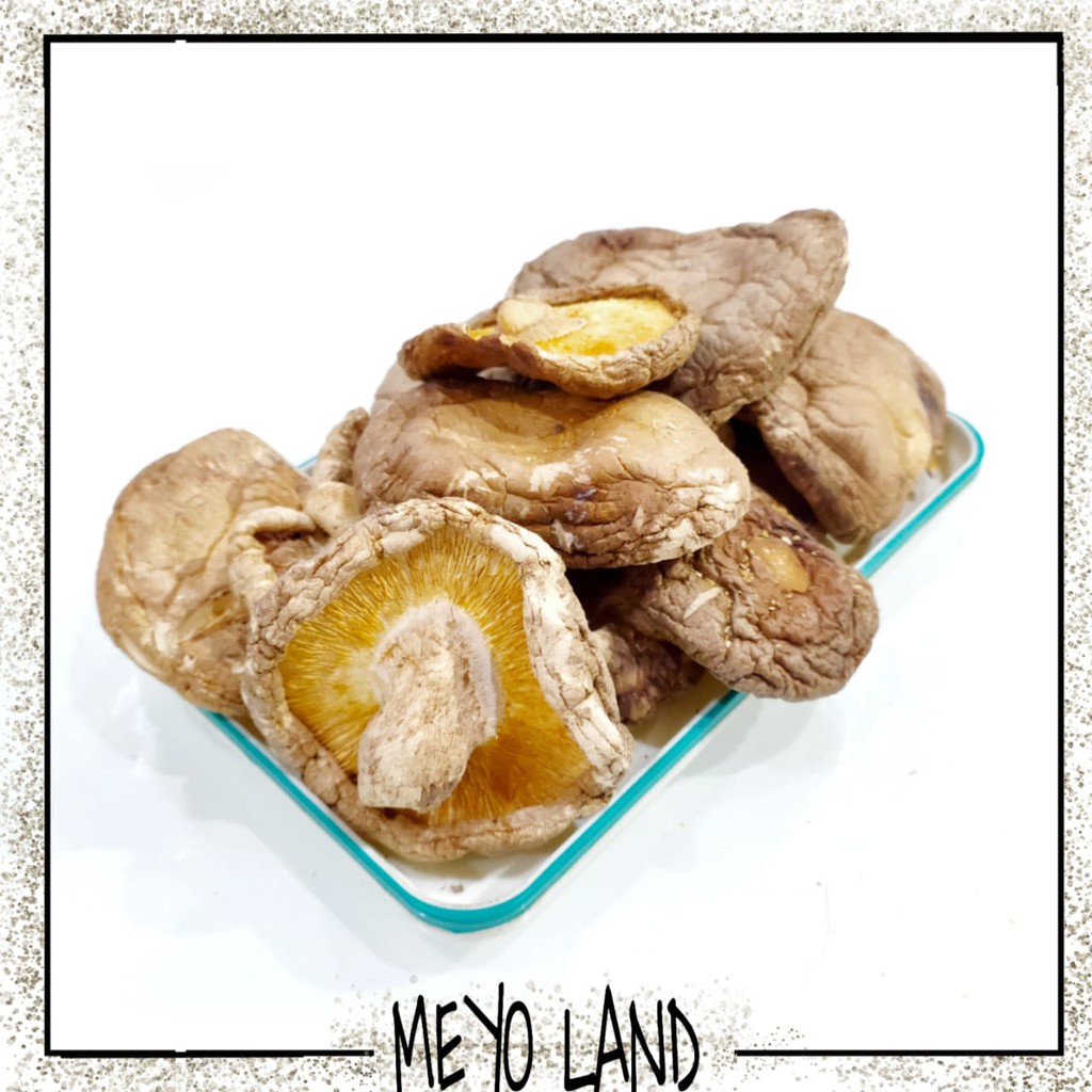 Jual Jamur kering hioko 100gram BESAR LEBAR shitake yoko ukuran 5-6 cm ...