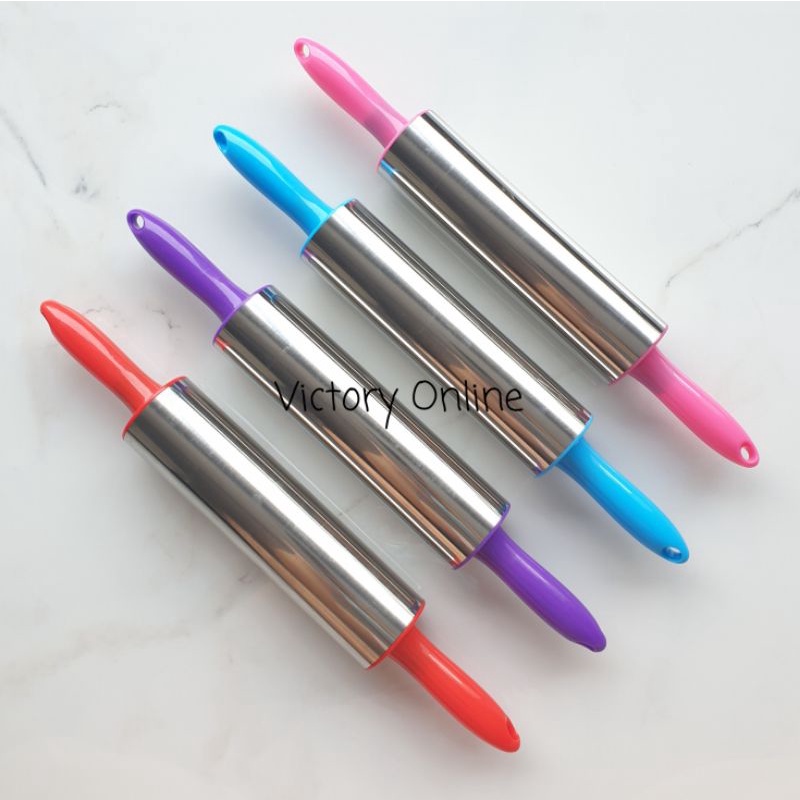 Jual Rolling Pin Stainless Steel Besar / Penggiling Adonan Penggilas ...