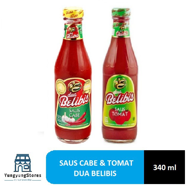 Jual Dua Belibis Saus Cabe / Tomat 340ml Botol Kaca Saos Blibis ...
