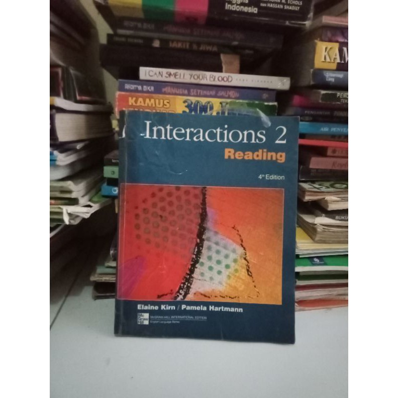 Jual BUKU ASLI INTERACTIONS 2 READING 4TH EDITION ELAINE KIRN PAMELA HARTMANN | Shopee Indonesia