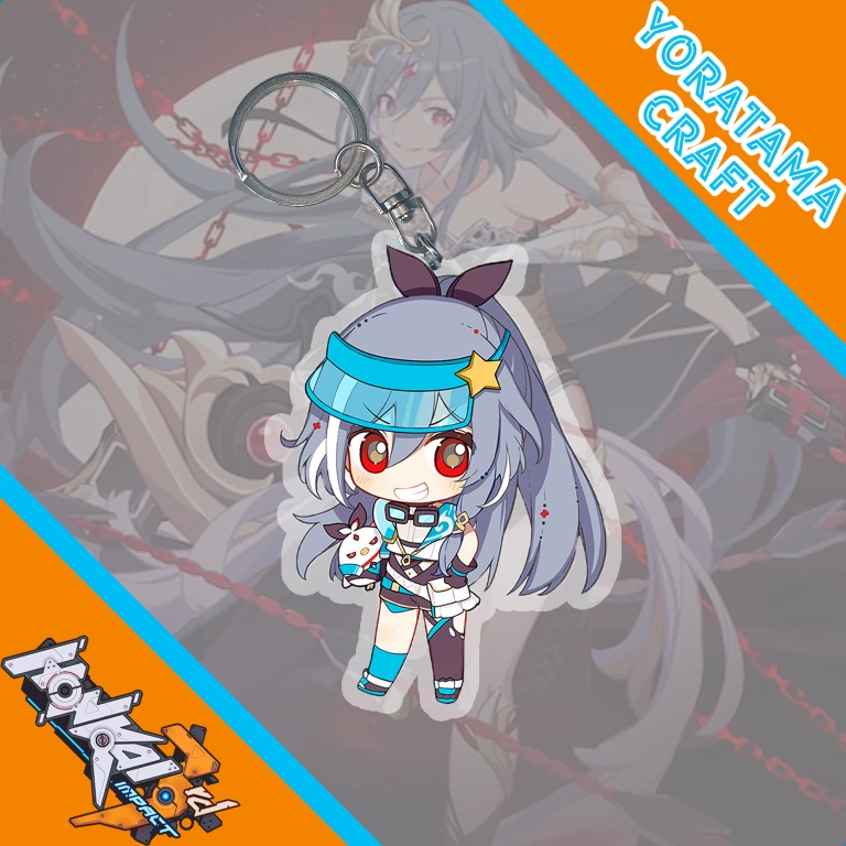 Jual Gantungan Kunci Fuhua Senti HOS Honkai Impact HI3, Keychain Anime ...