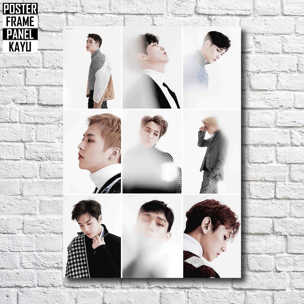 Jual Poster EXO Frame Kayu Solid A4 EXO111 | Shopee Indonesia
