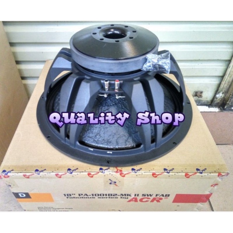 Jual SPEAKER ACR 18 INCH FABOULUS 1000 WATT 8 OHM | Shopee Indonesia