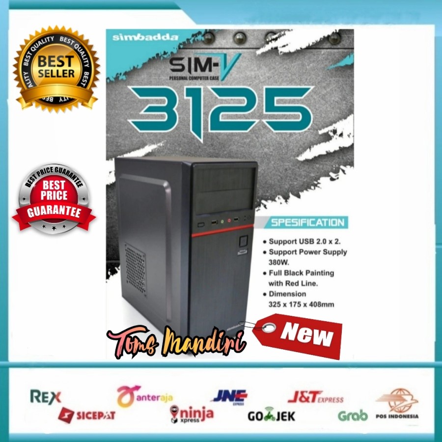 Jual Casing Simbadda Sim V-3125 + Psu 380 Watt | Shopee Indonesia