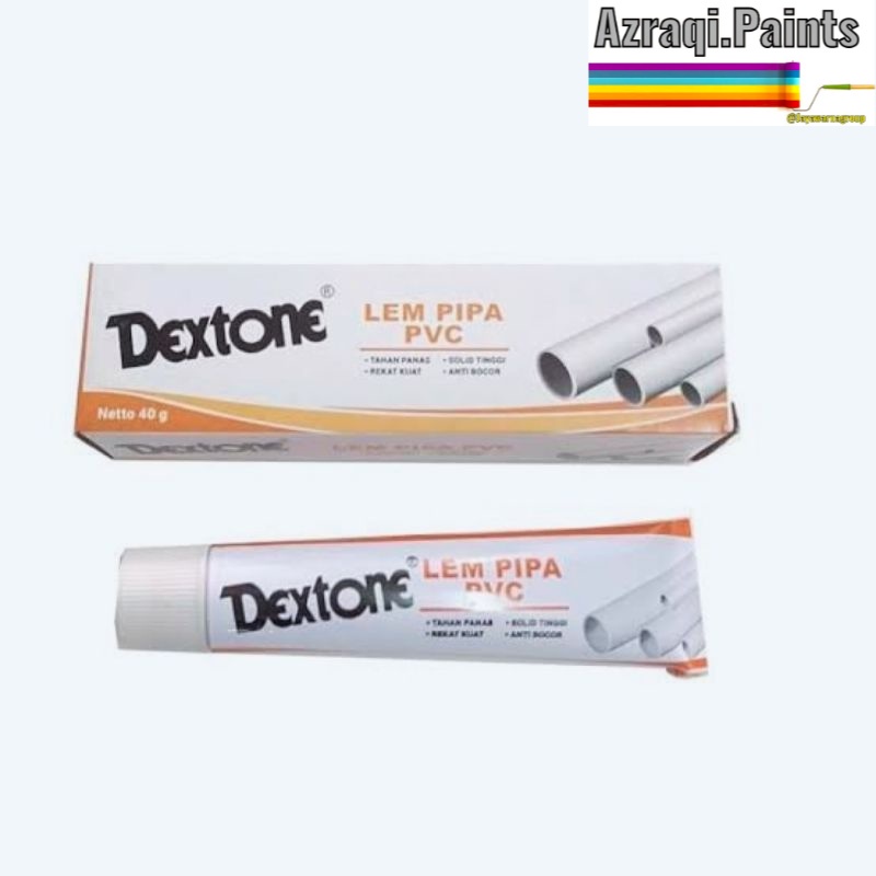 Jual LEM PIPA LEM PARALON LEM PVC DEXTONE ( 40 GRAM ) | Shopee Indonesia
