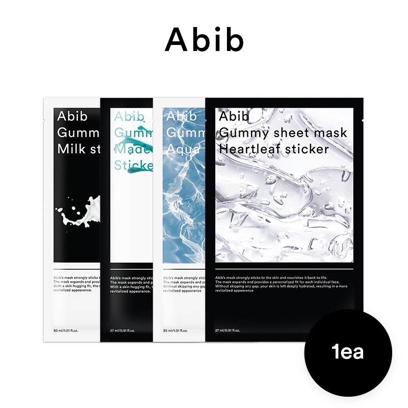 Jual [READY STOCK] Abib Gummy Sheet Mask Sticker 4 Types | Shopee Indonesia