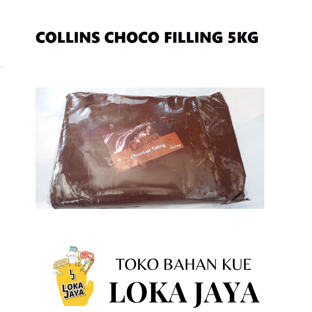 Jual COLLINS CHOCO FILLING | COKLAT ISIAN | 5 KG | Shopee Indonesia