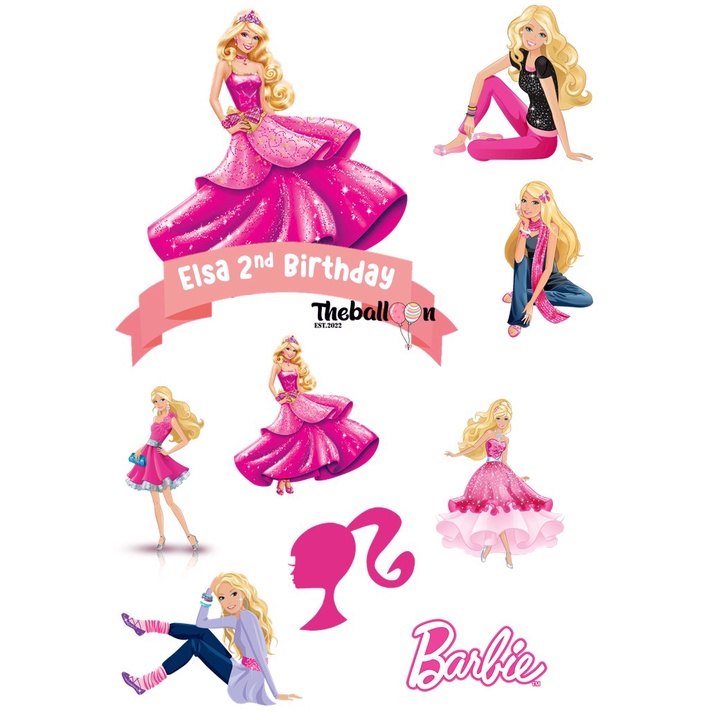 Jual TOPPER CAKE BARBIE / TOPPER CUPCAKE | Shopee Indonesia