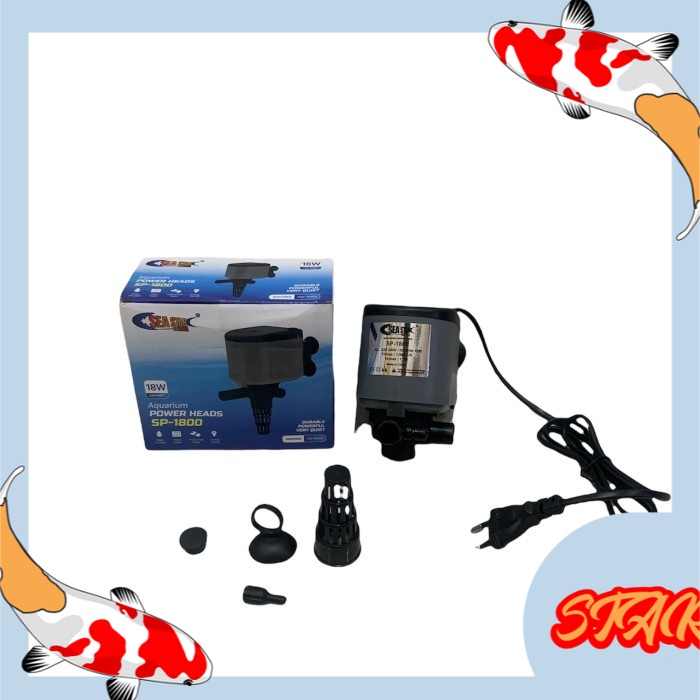 Jual pompa celup aquarium power head SEA STAR SP 1800 low watt | Shopee ...