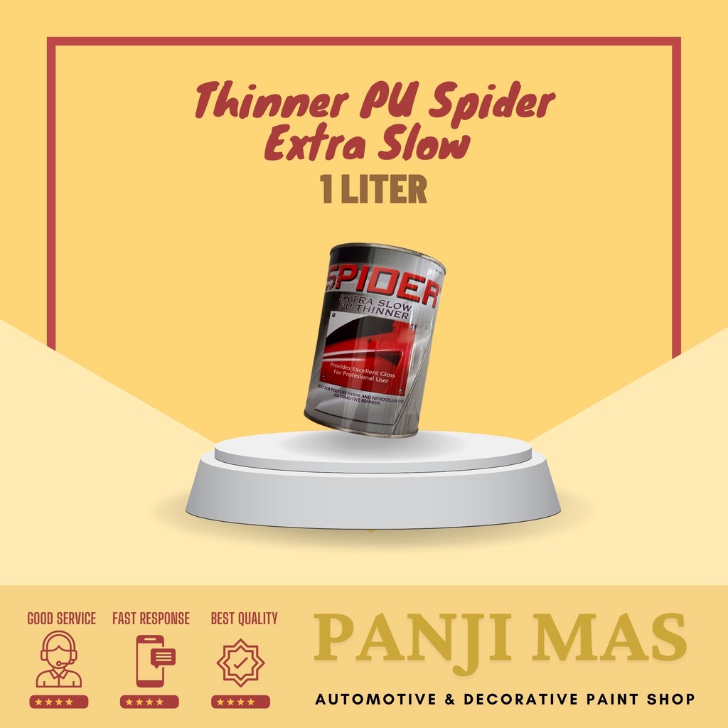 Jual Thinner PU Spider Extra Slow 1 L | Shopee Indonesia