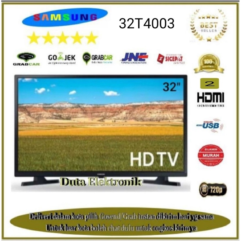 Jual LED SAMSUNG 32 inch 32T4003 CLEN VIEW WARNA LEBIH CERAH Low watt ...