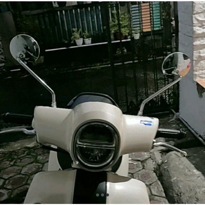 Jual Spion Yamaha Fazzio Grand Filano Bulat Clasic Full chrome spion ...