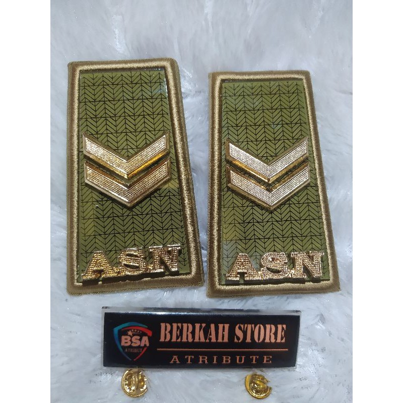 Jual (COD) PANGKAT ASN SUMSEL GOLONGAN 2B LIST KHAKI - EXCLUSIVE ...