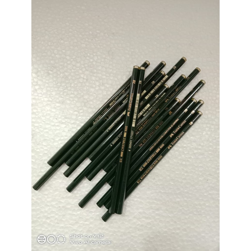 Jual PENCIL KAYU FABER CASTELL 9000- 2B | Shopee Indonesia