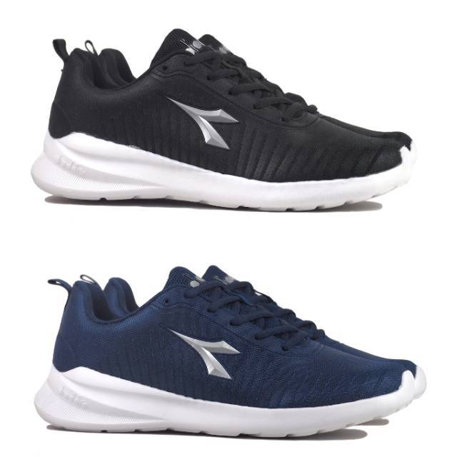 Jual Sepatu Lari Running Diadora Simon - Black Navy Original | Shopee ...