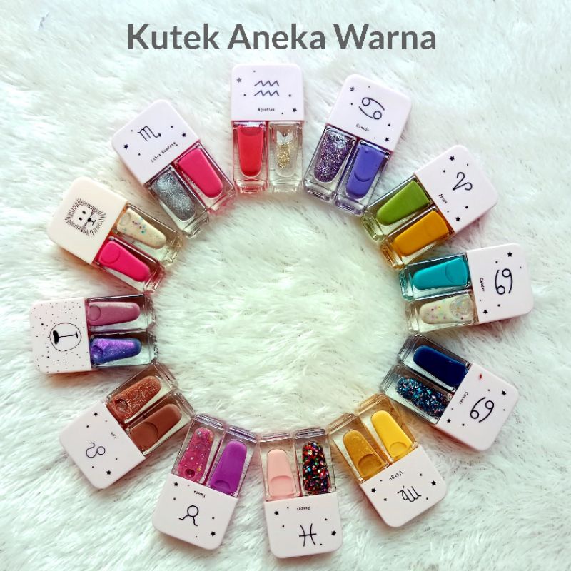 Jual Kutek Kuku Isi 2 Warna - Cat Kuku Wanita | Shopee Indonesia
