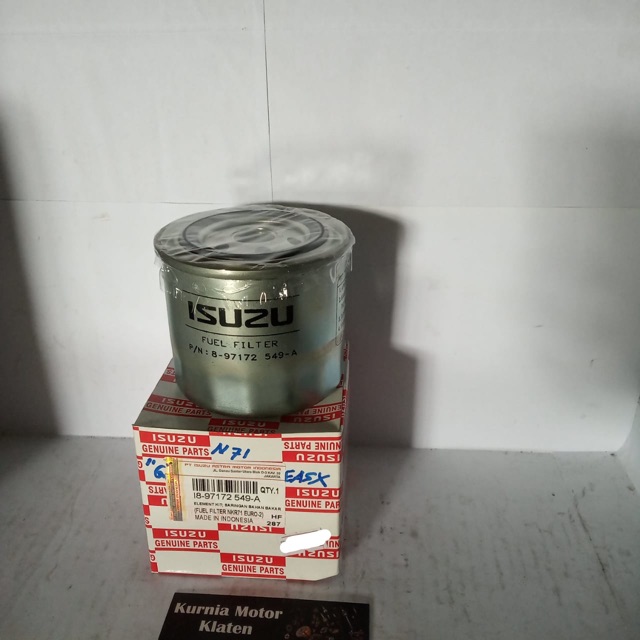 Jual Filter Solar Isuzu 8-97172-549-A Truck Isuzu Elf NKR66 NKR71 ...