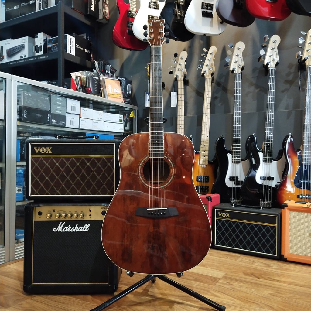 Jual Cetta XO28E SMGN G Gitar Akustik Elektrik | Shopee Indonesia