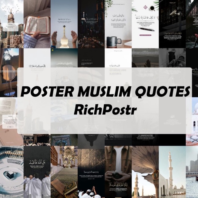 Jual POSTER Dinding kata kata MUSLIM / ISLAM / ISLAMIC Quotes ...