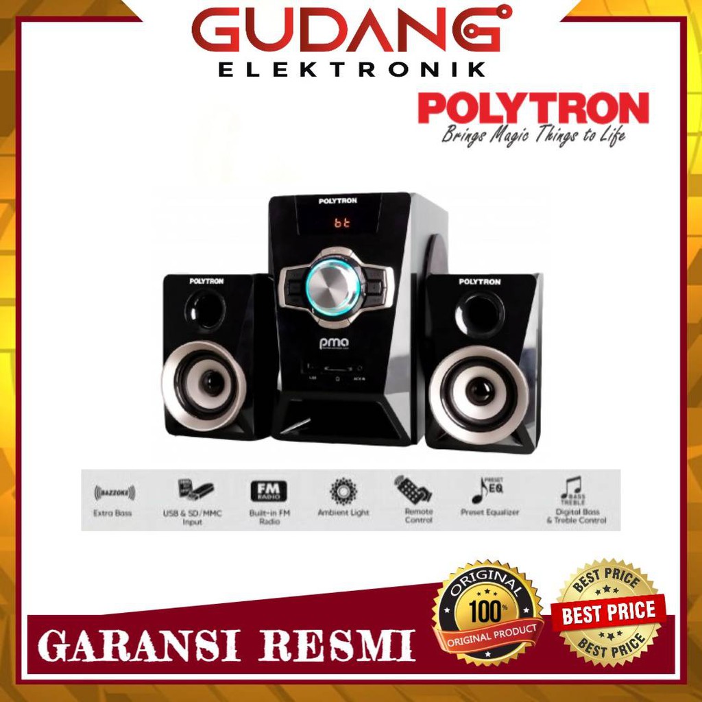 Jual SPEAKER POLYTRON PMA 9311 BLUETOOTH POLYTRON PMA9311 | Shopee ...