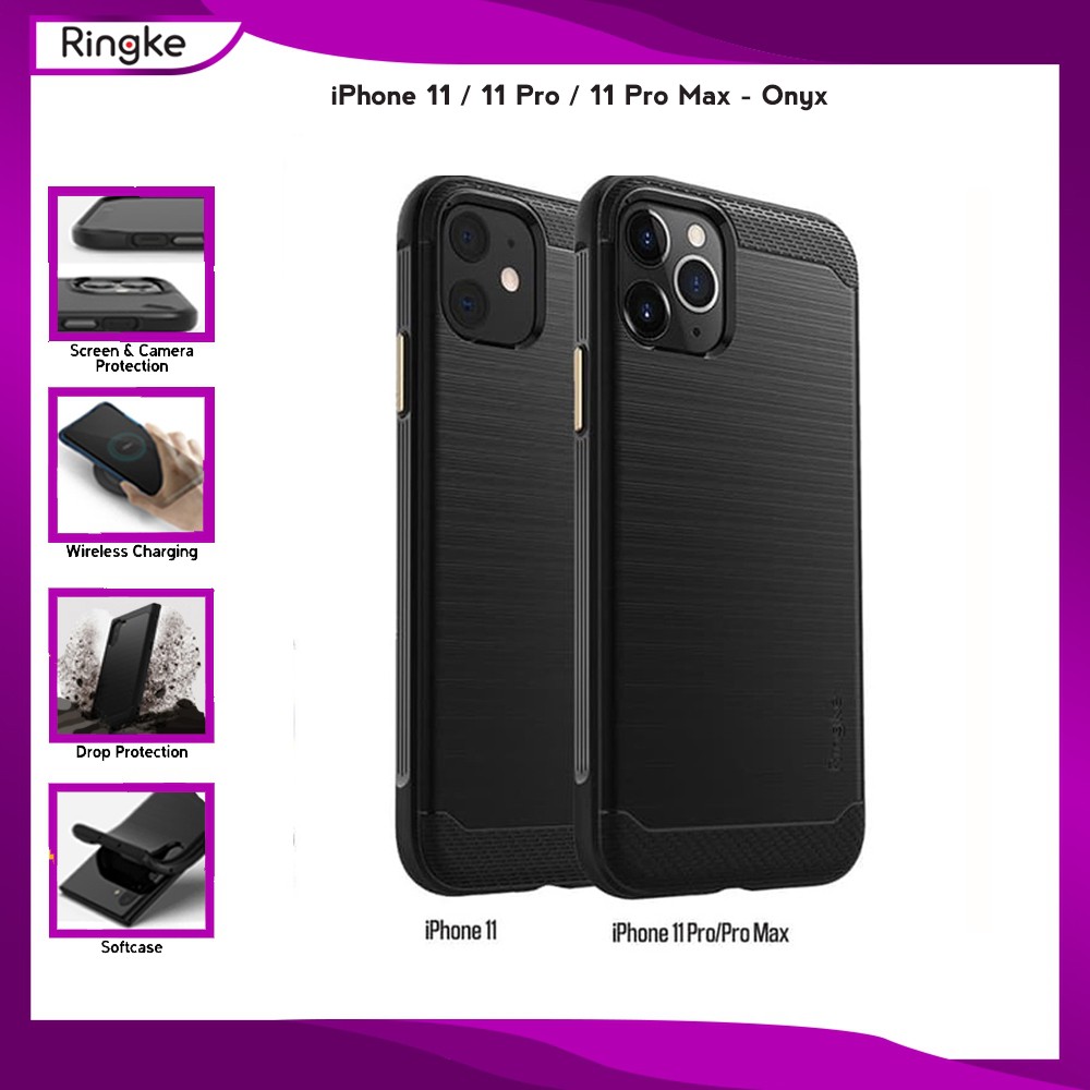 Jual Ringke Casing iPhone 11 11 Pro 11 Pro Max Onyx Anti Crack Anti ...