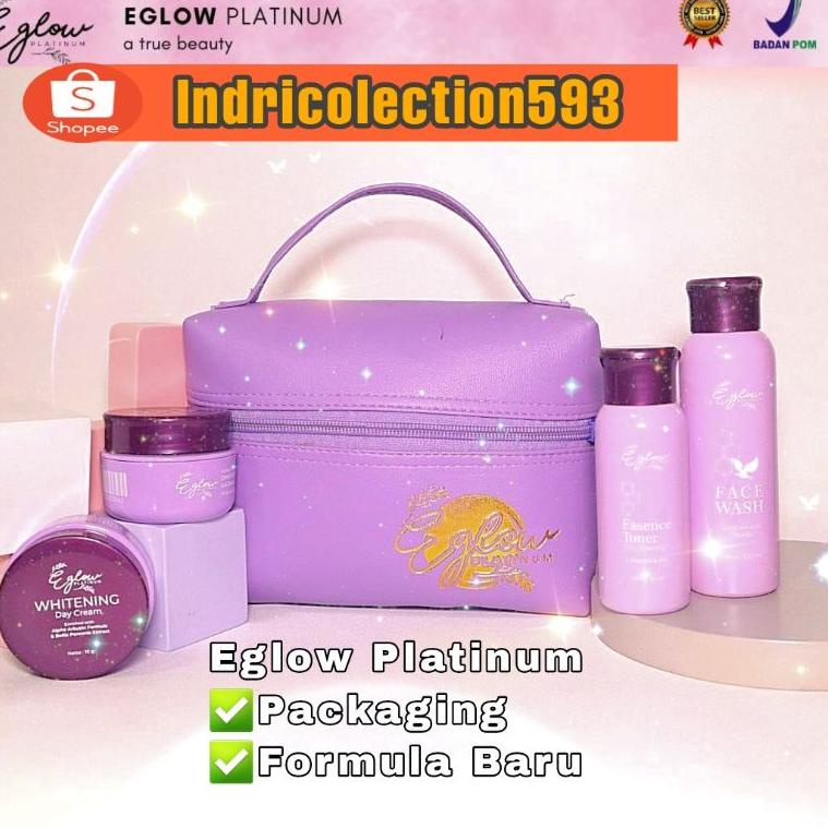 Jual 26c!! Eglow Platinum New Packaging and Formula // Acne Series ...
