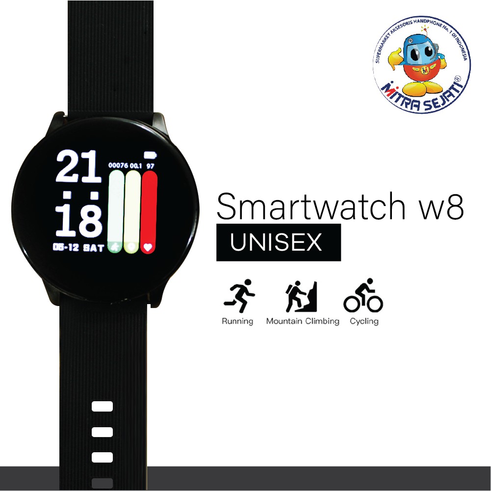 Jual Smartwatch W8 untuk Unisex | Shopee Indonesia