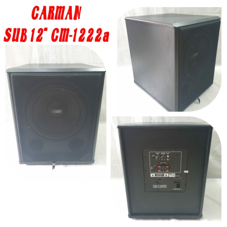 Jual SUBWOOFER AKTIF 12 INCH CARMAN CM-1222A SUBWOOFER KARAOKE WOOFER DEPAN | Shopee Indonesia