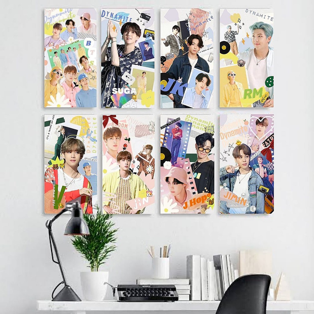 Jual HIASAN DINDING BTS DYNAMITE / POSTER KAYU BTS KPOP KOREA ...
