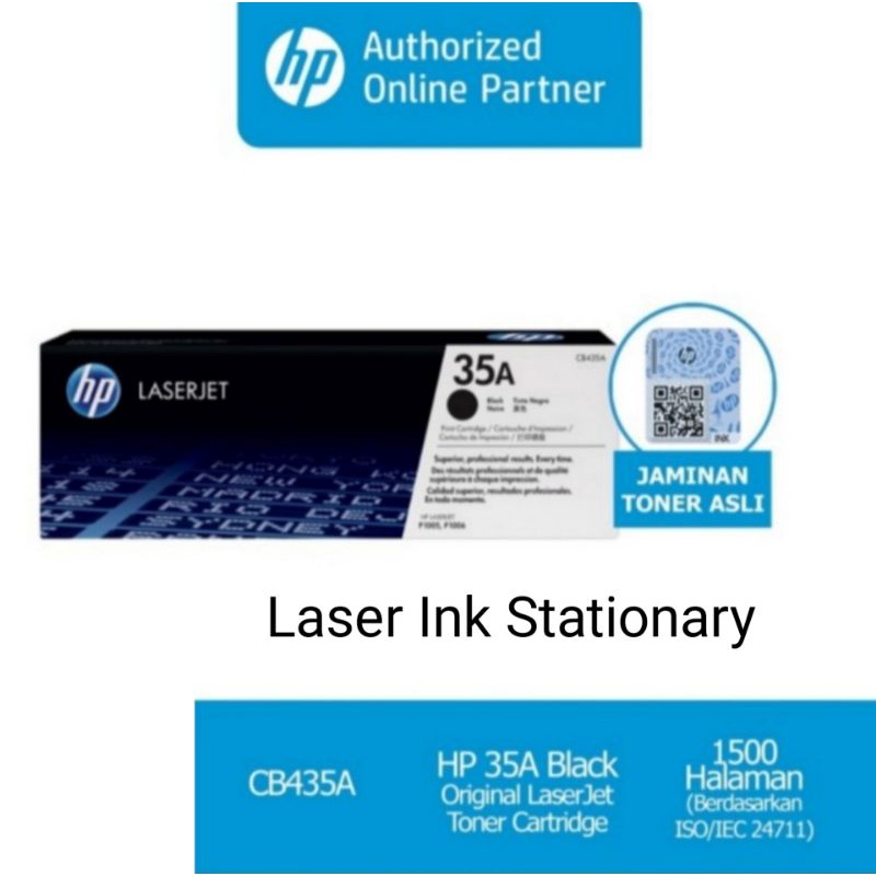 Jual Toner Hp Laserjet 35a ( CB435A ) Original | Shopee Indonesia