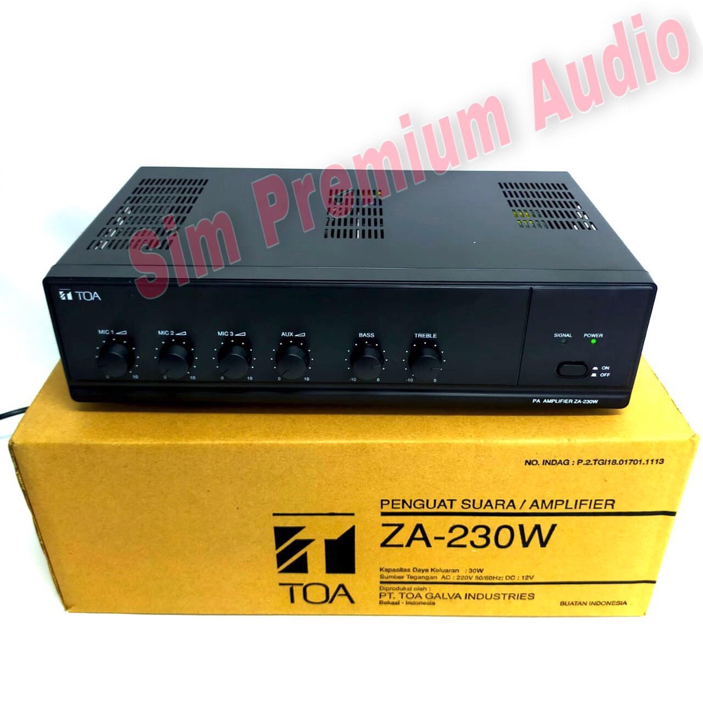 Jual Amplifier TOA ZA 230 W za230 w za230w Original | Shopee Indonesia