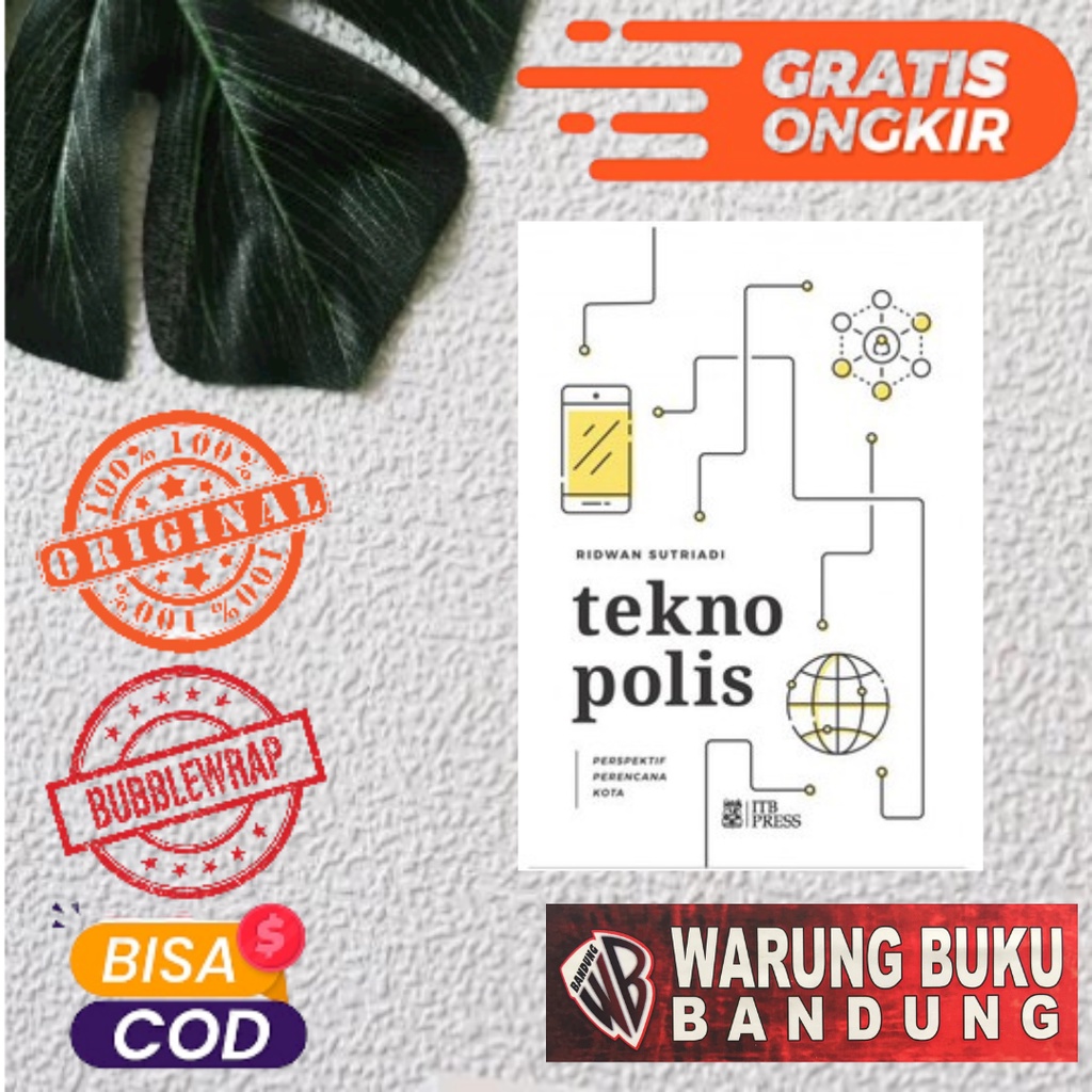 Jual BUKU TEKNO POLIS - PERSPEKTIF PERENCANA KOTA - Ridwan Sutriadi, Ph ...
