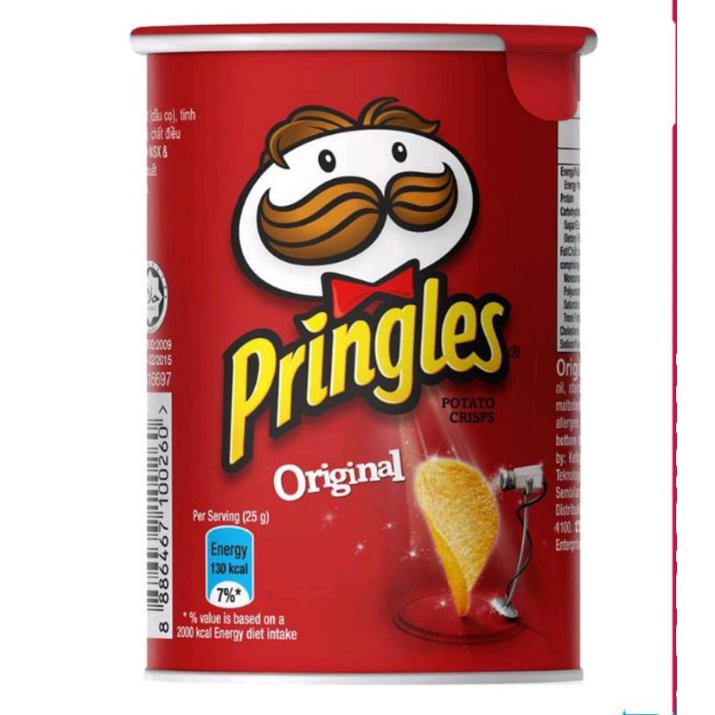Jual Pringles 42 Gram Keripik Kentang Kemasan Kecil | Shopee Indonesia